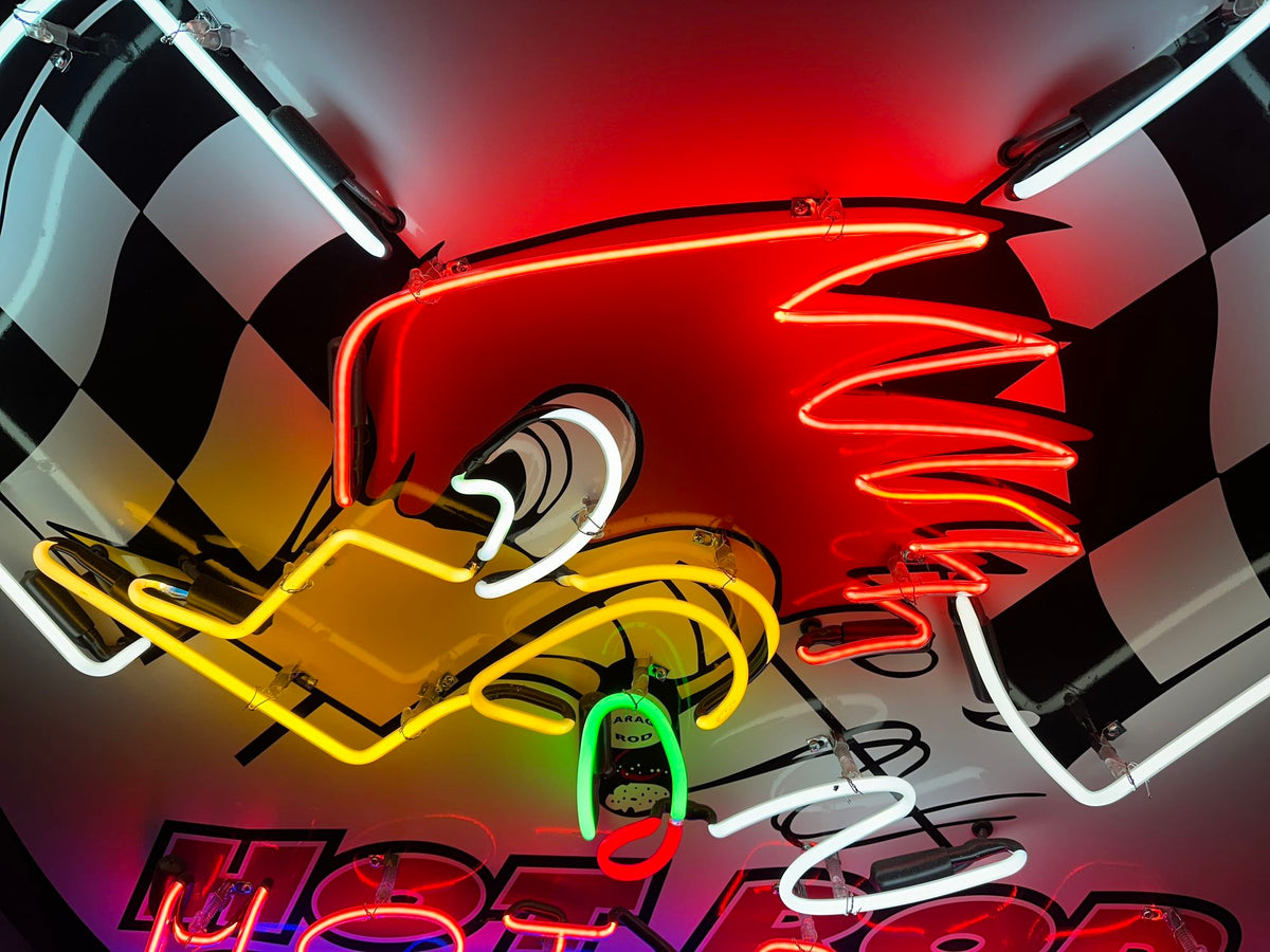 Vintage Hot Rod Garage Neon Sign – PEGASO GALLERY DESIGN