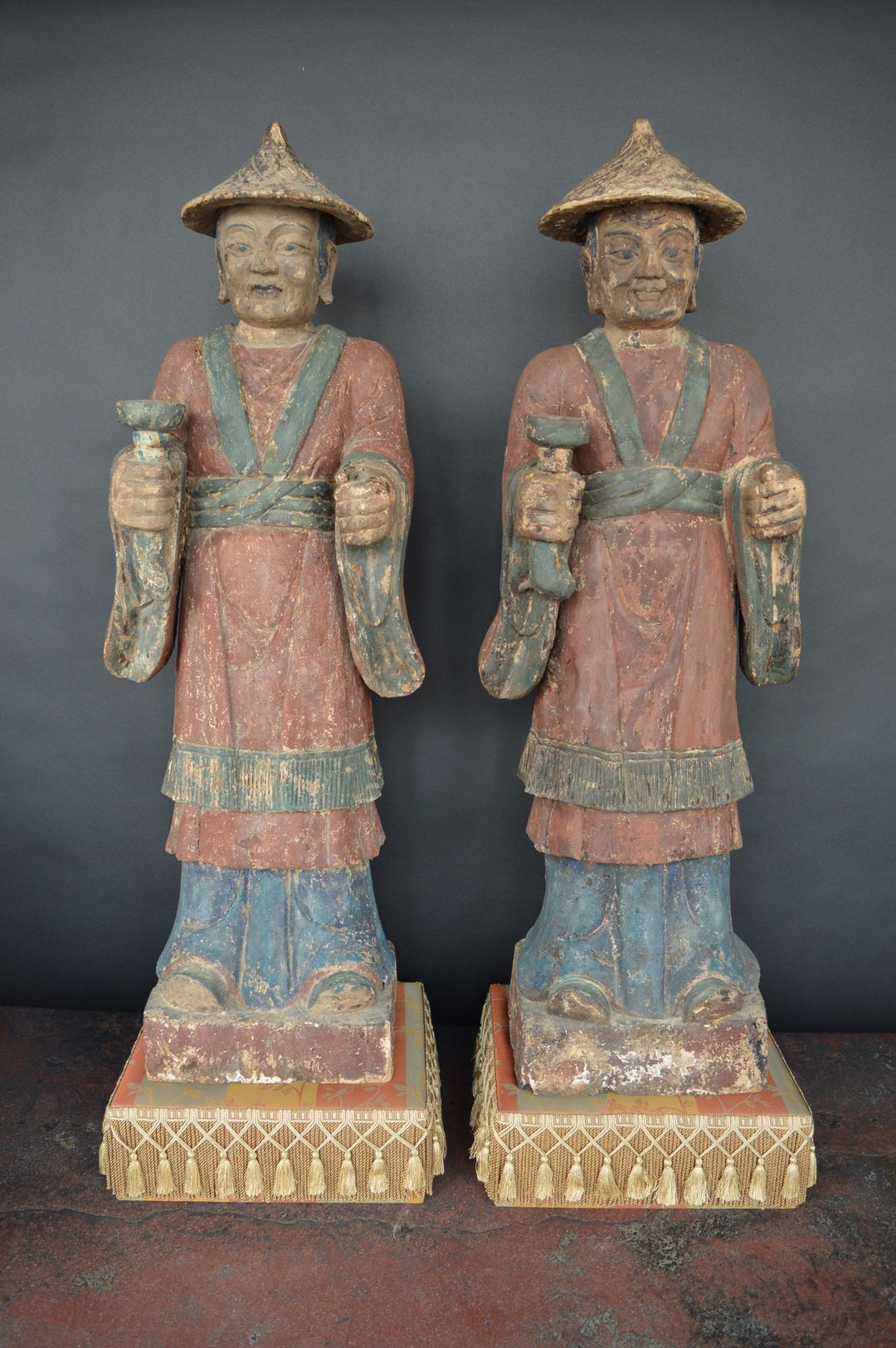 18th Century Chinese Statues - a Pair – Pegaso Gallery Design